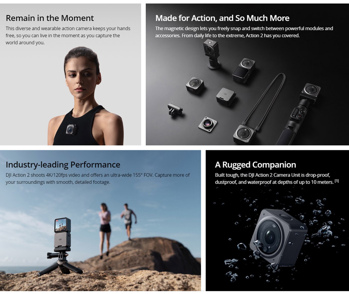 DJI Action 2 Dual-Screen Camera Combo | Allphones